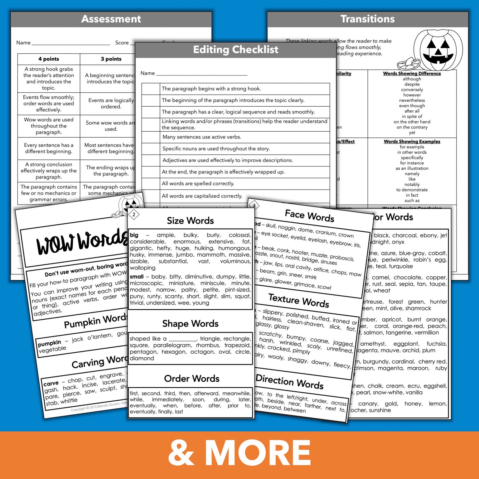 Halloween Writing Prompt - Carving Pumpkins
