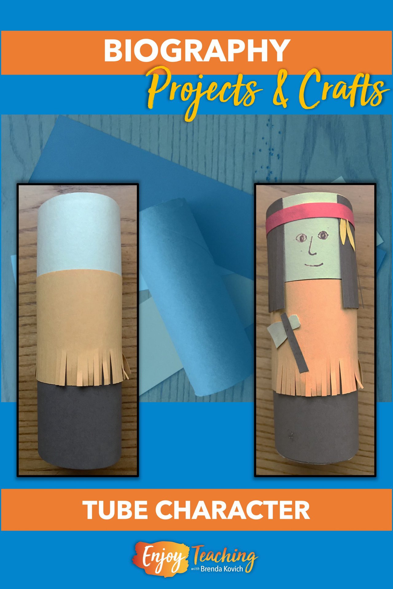 5 Quick and Easy Biography Crafts to Try for Your Genre Study