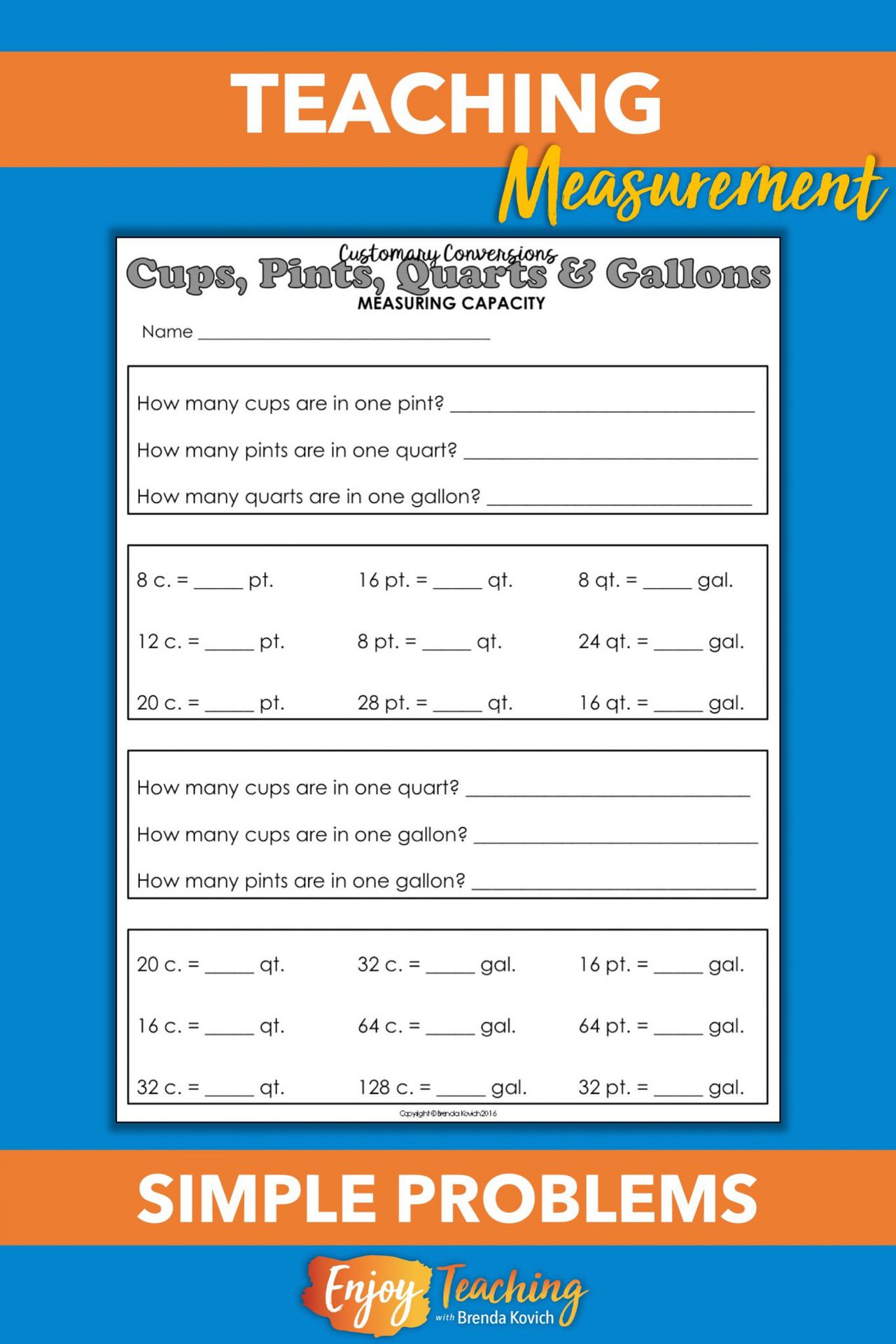 How to Conquer Customary Units of Measurement