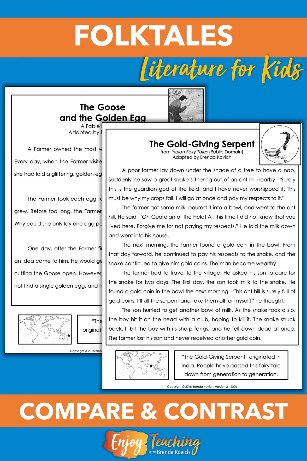 Teaching Folktales Genre with Activities You'll Love