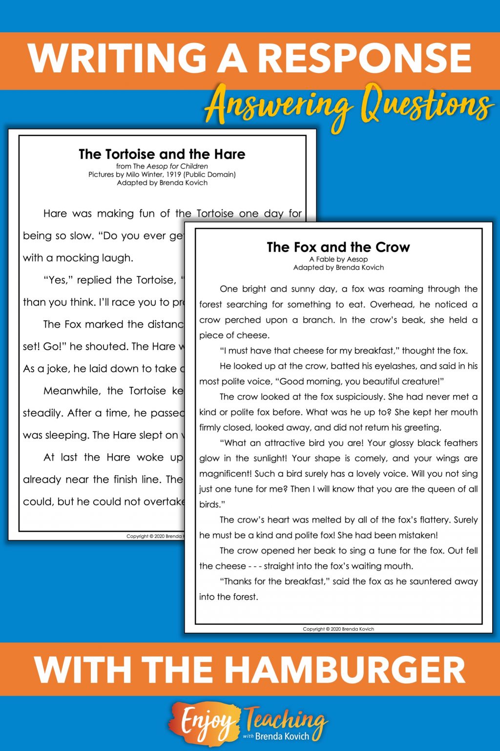 How to Teach Constructed Response Writing - Hamburger Style!