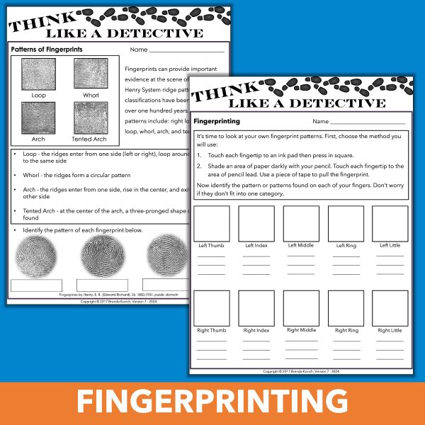 You Need to Do Fingerprinting Activities in Your Classroom