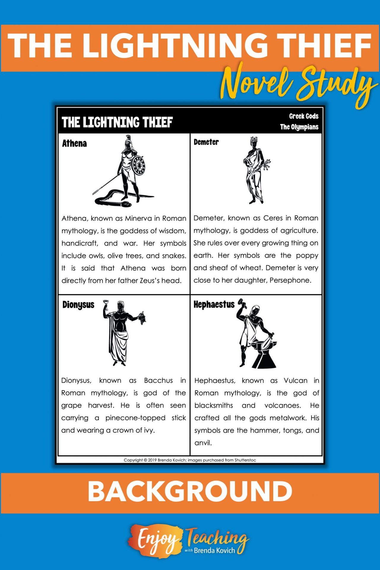 The Lightning Thief Reading Activities - You'll Love These!