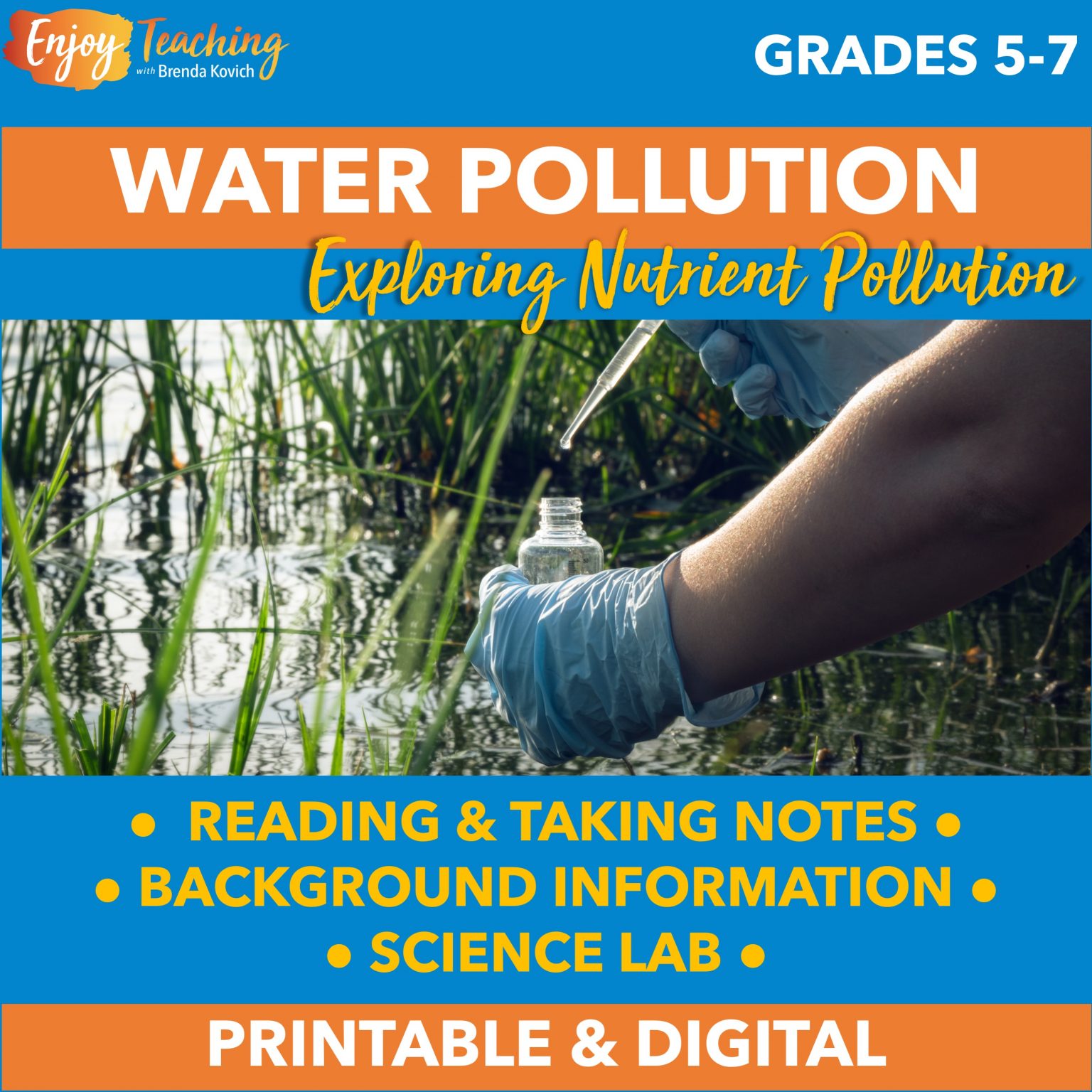What Is Eutrophication? Water Pollution Activity for Kids