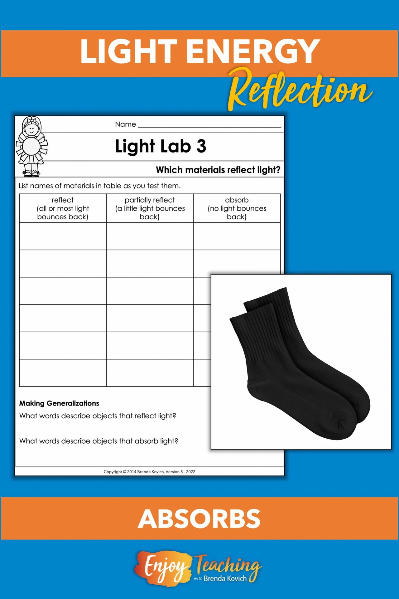 Simple Reflection of Light Experiment for Kids