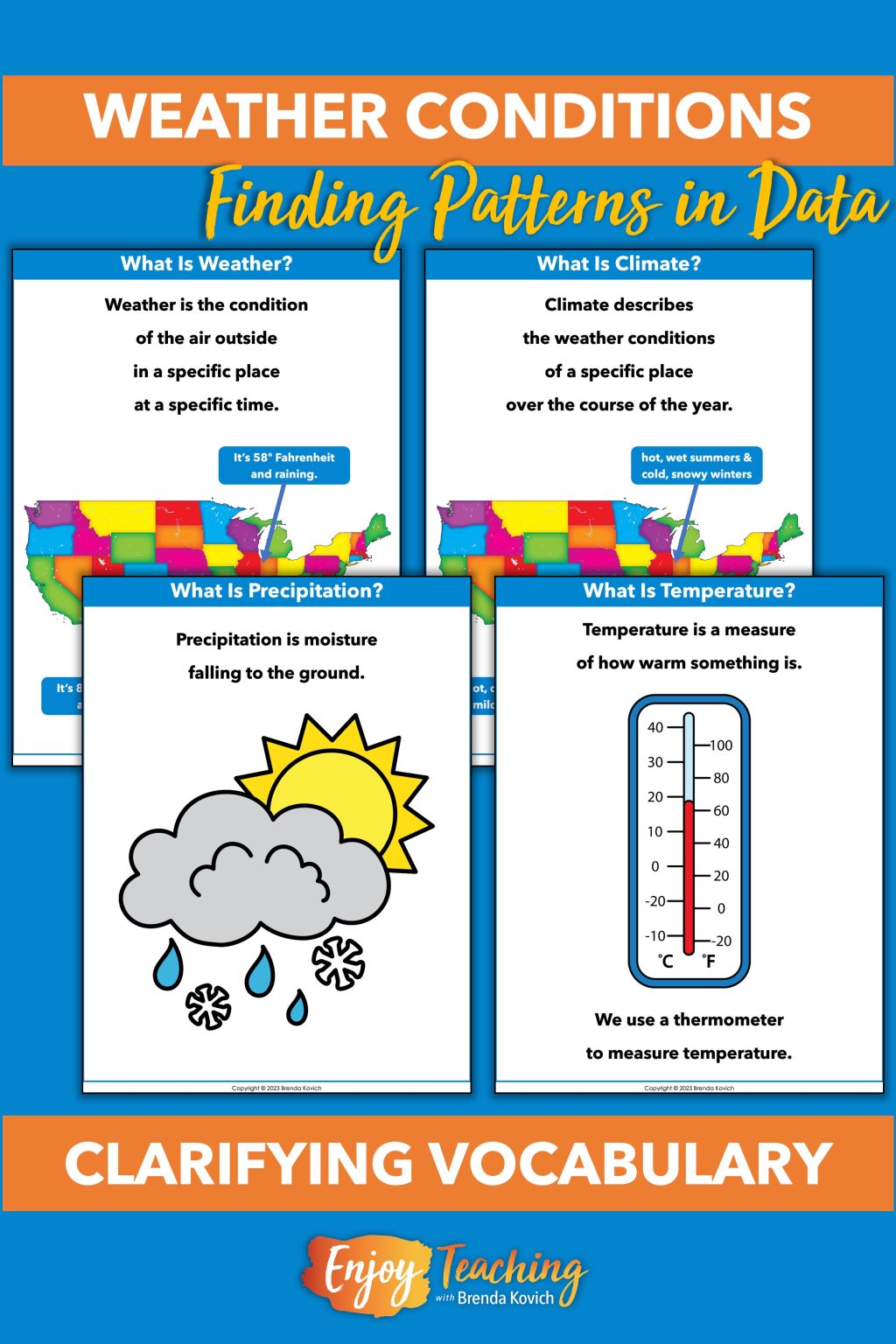 Teaching Weather Conditions with Data and Graphs